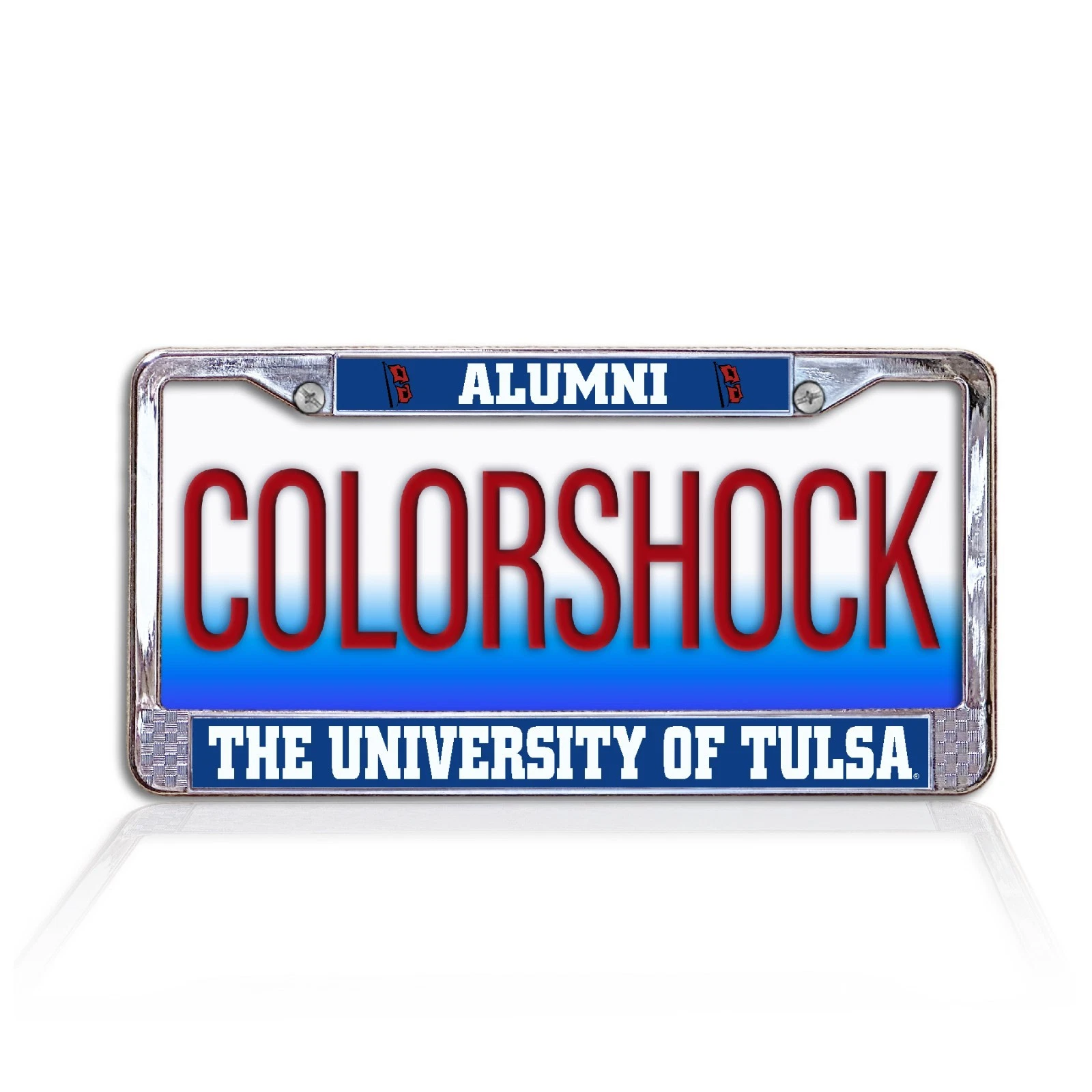University of Tulsa Alumni Chrome License Plate Frame - Walmart.com