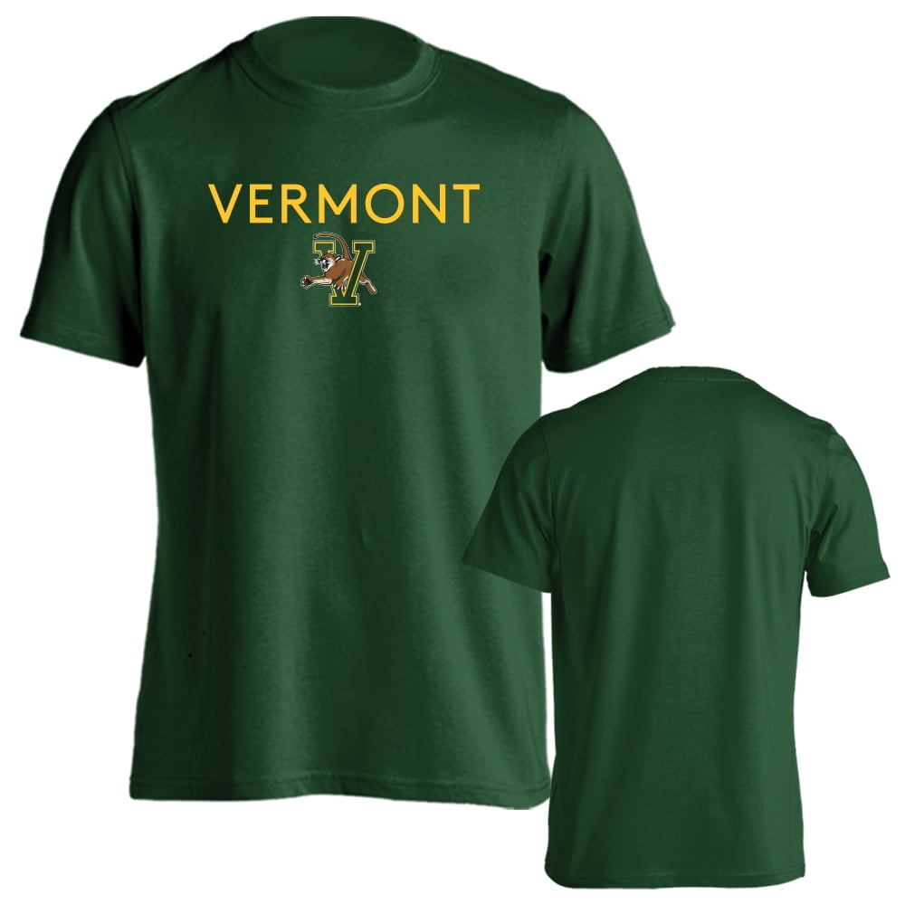 University of Vermont Catamounts Classic Arch with Mascot Short Sleeve ...