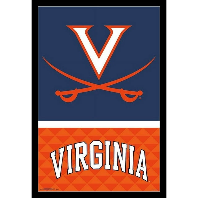 University of Virginia - Logo Laminated & Framed Poster Print (22 x 34 ...