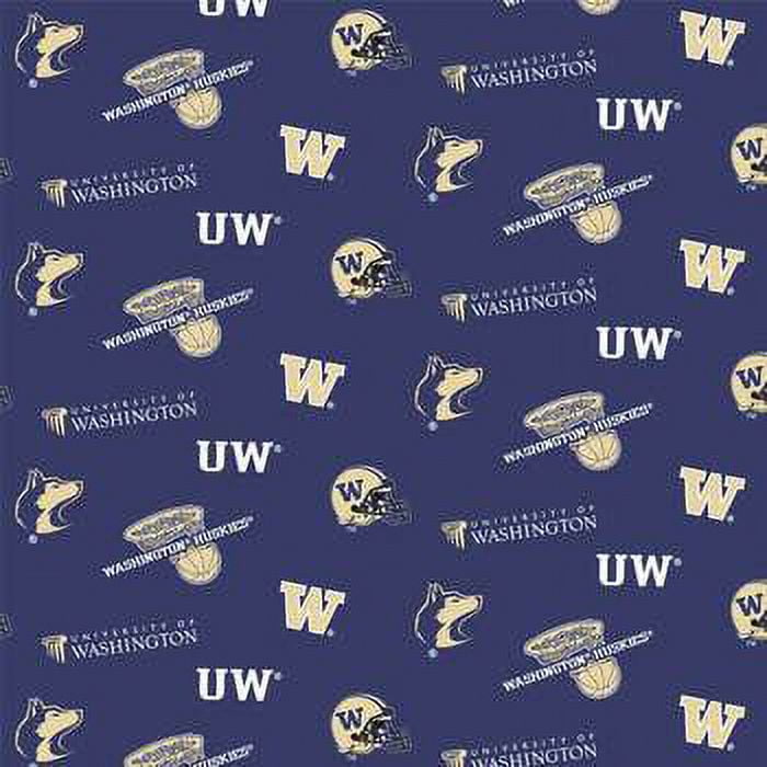 University of Washington Fabric Super Soft Collegiate Classic Fleece ...