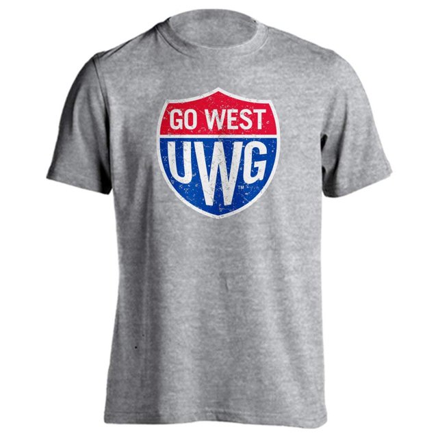 University of West Georgia Wolves UWG Go West Shield Logo Short Sleeve ...