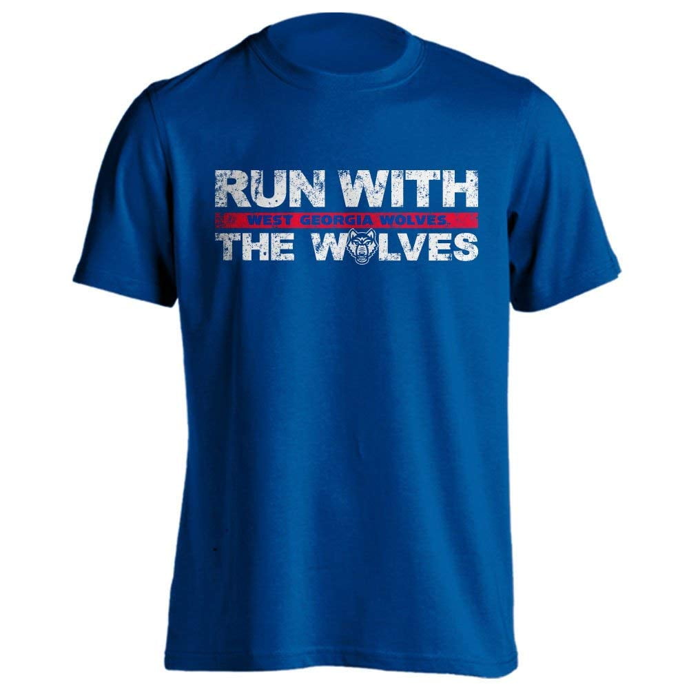 University of West Georgia Wolves UWG Run With The Wolves Short Sleeve ...