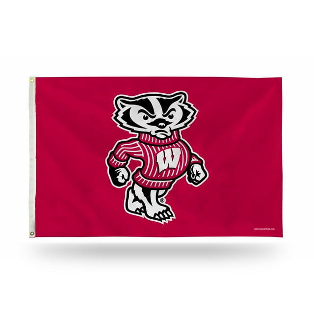 University of Wisconsin Badgers 3x5 Feet Flag Banner Metal Grommets ...
