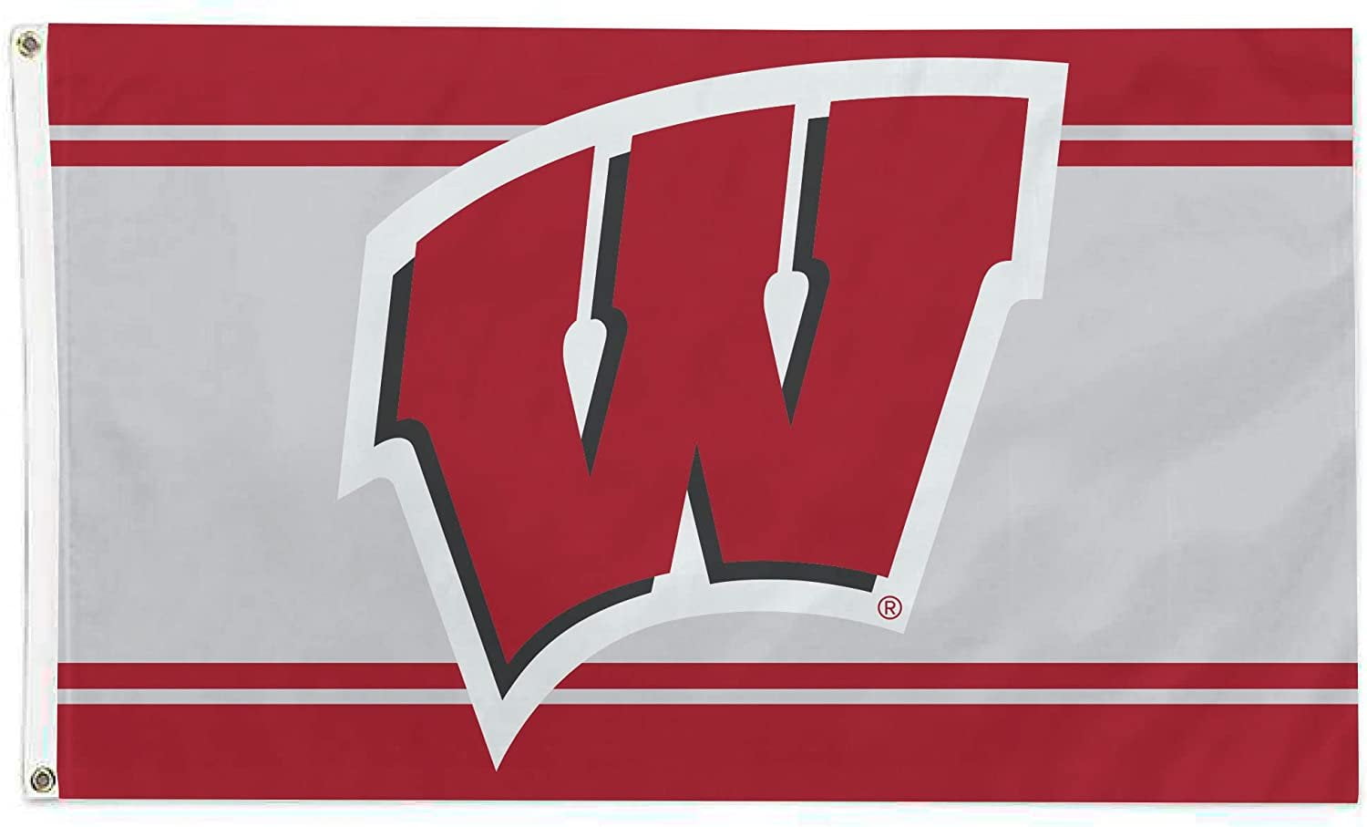 University of Wisconsin Badgers Flag Banner 3x5 Feet Metal Grommets ...