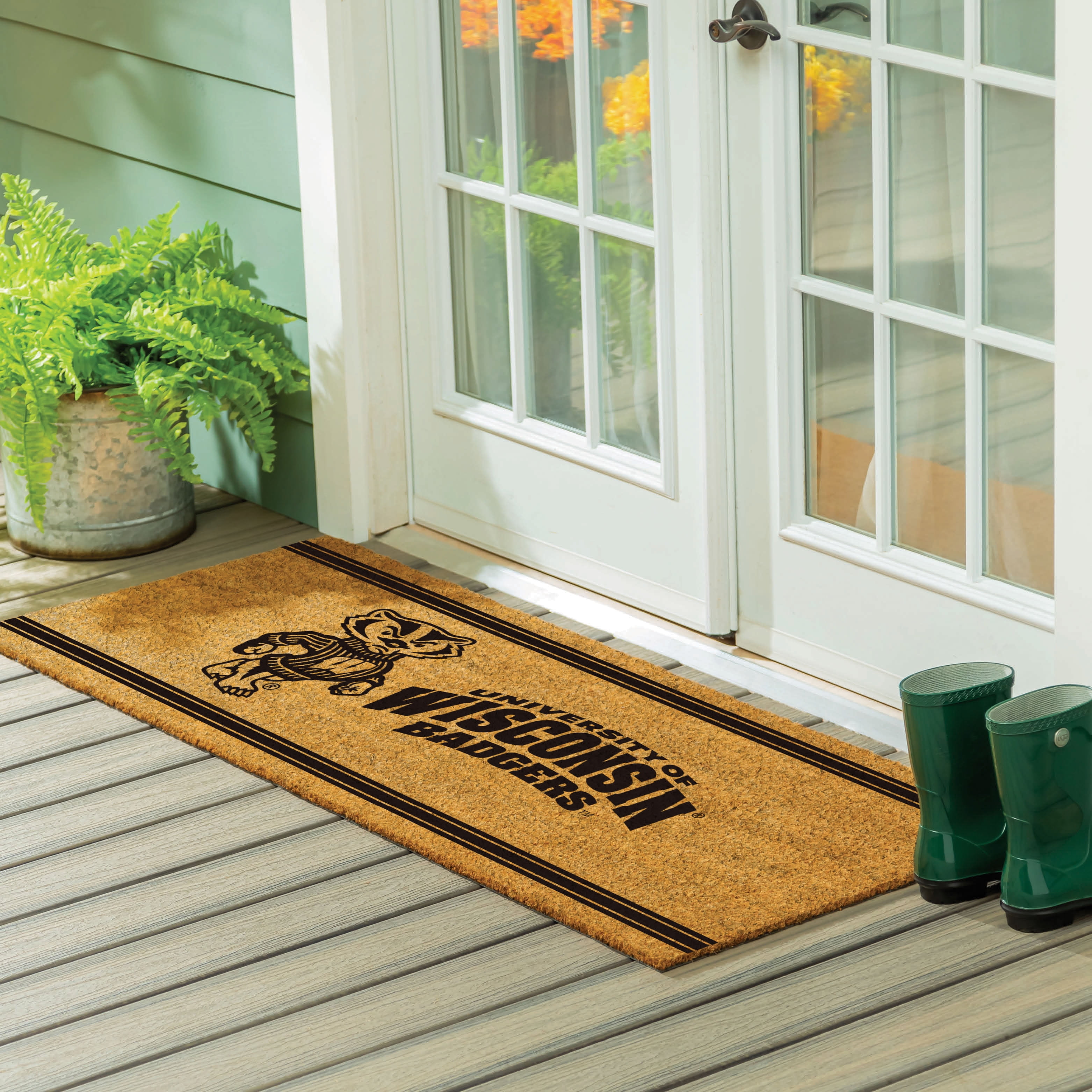 University of Wisconsin-Madison Extra Large One Color Coir Mat, 60"x24 ...