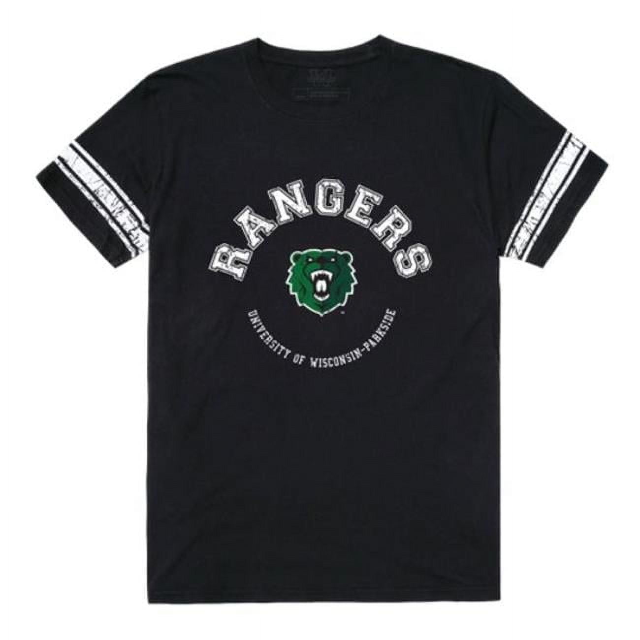 University of Wisconsin-Parkside Rangers Men Football T-Shirt, Black ...