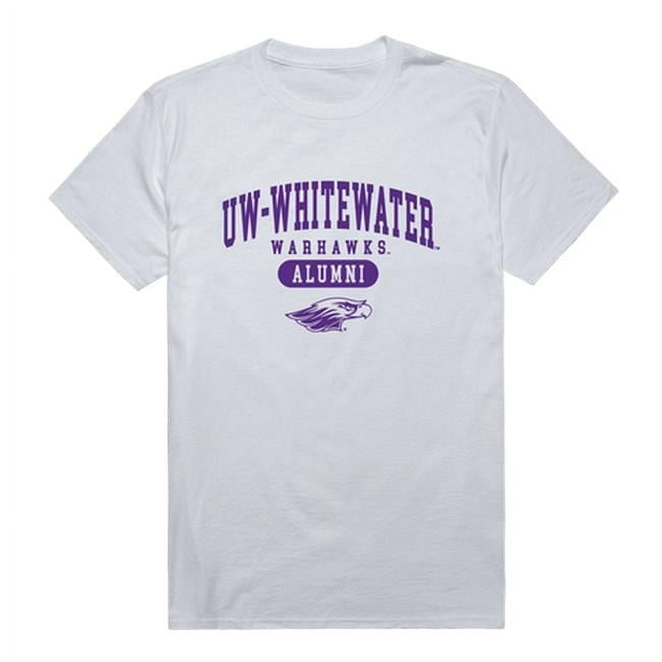 University of Wisconsin-Whitewater Men Alumni T-Shirt, White - Extra ...