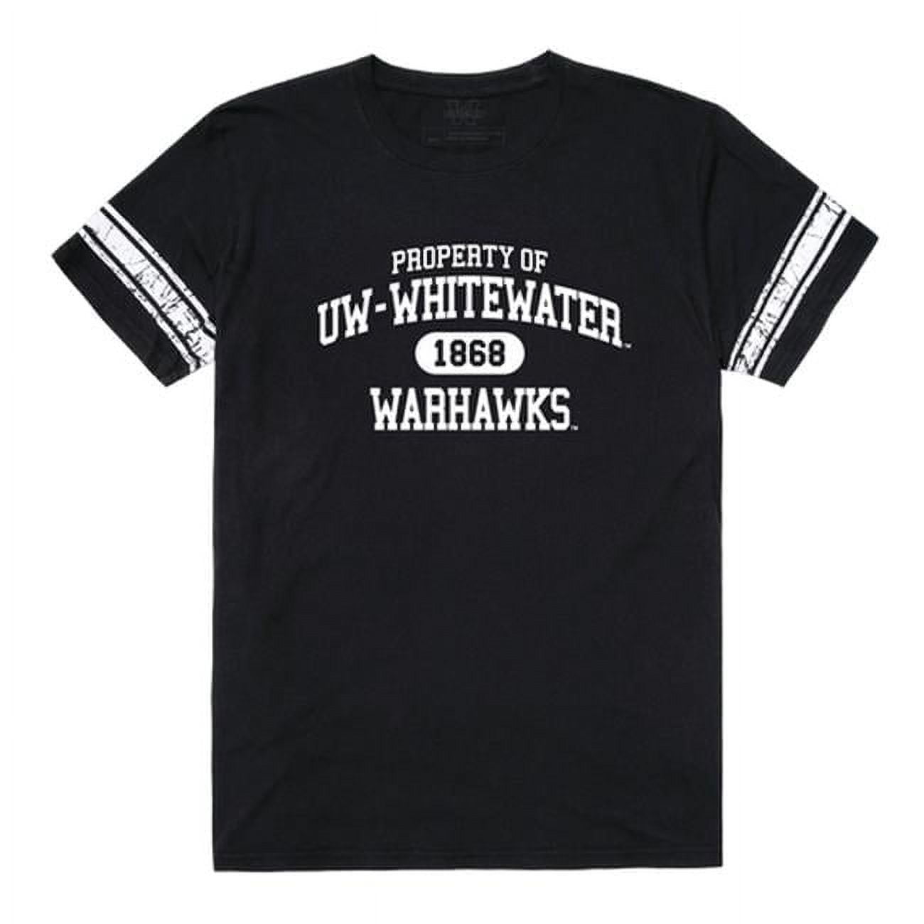University of Wisconsin-Whitewater Men Property T-Shirt, Black & White ...