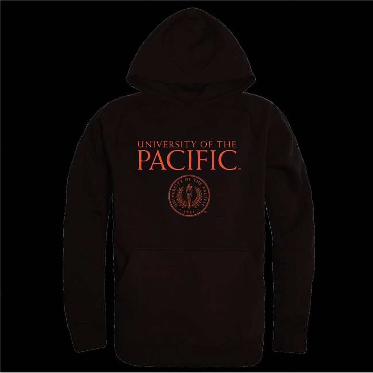 University of the Pacific Tigers Seal Hoodie, Black - Medium - Walmart.com