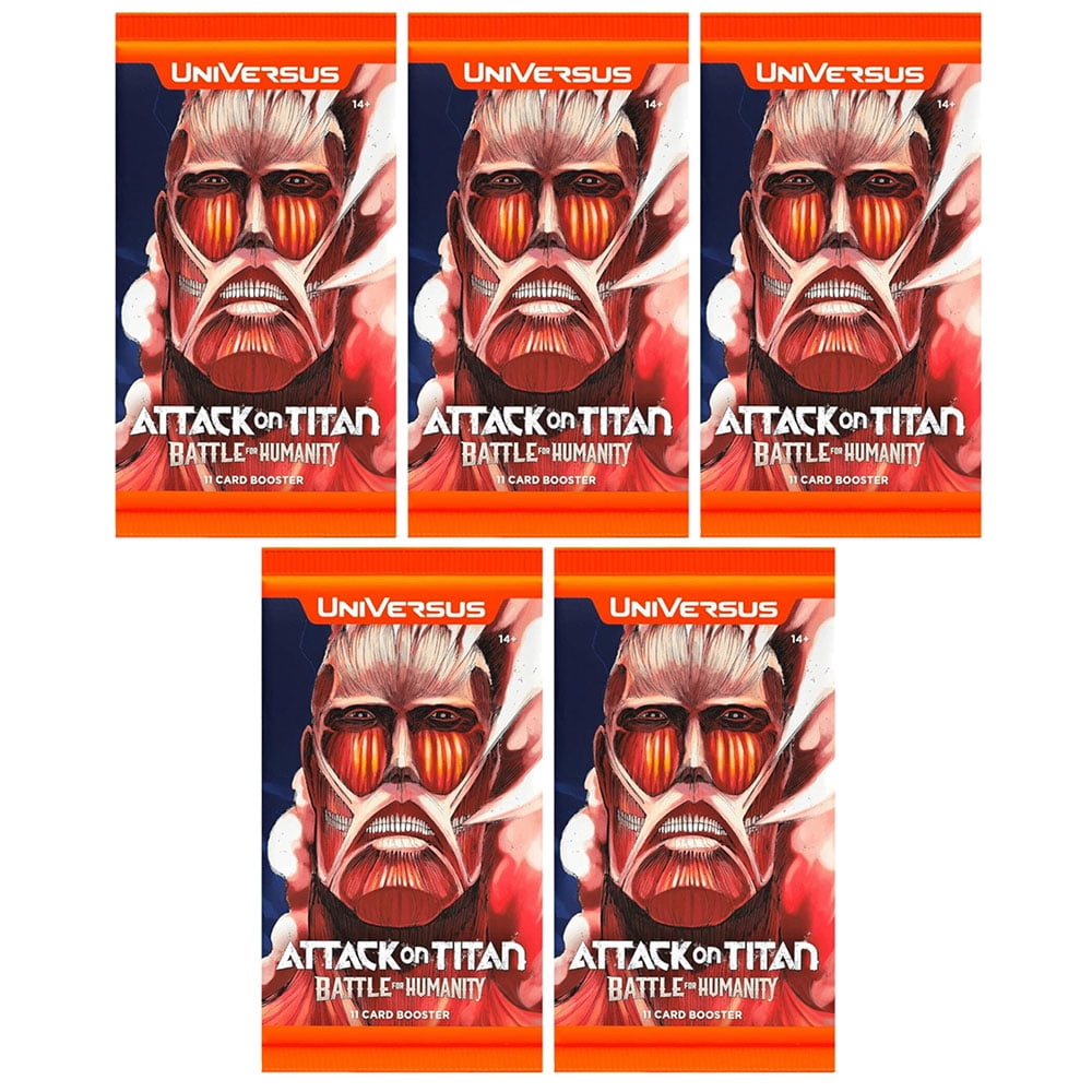 UniVersus CCG: Attack on Titan Battle for Humanity- Booster Pack ...