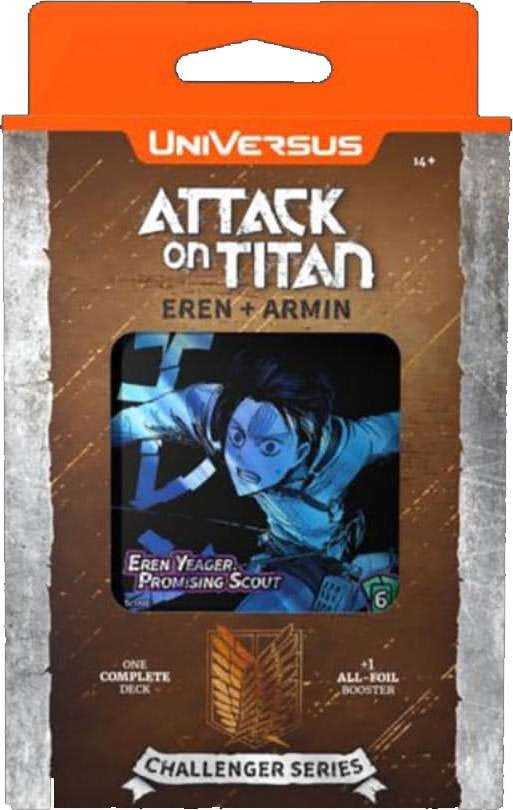 Universus CCG Attack on Titans Challenger Series Deck DISPLAY Box (4 ...