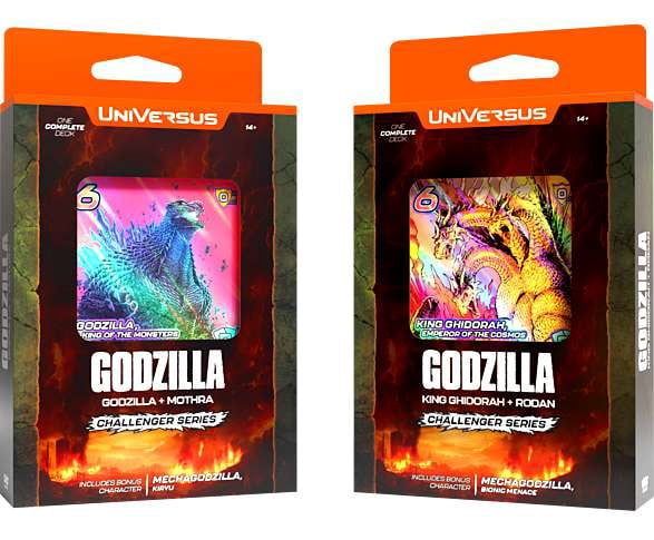 Universus CCG Challenger Series King Ghidorah & Rodan Vs. Godzilla ...
