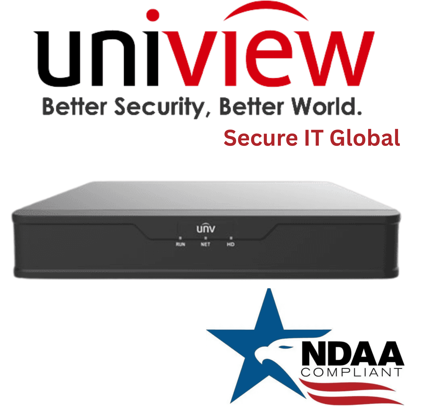 Uniview NDAA 8‑Channel 4K HD Hybrid Security XVR with HDMI Output ...