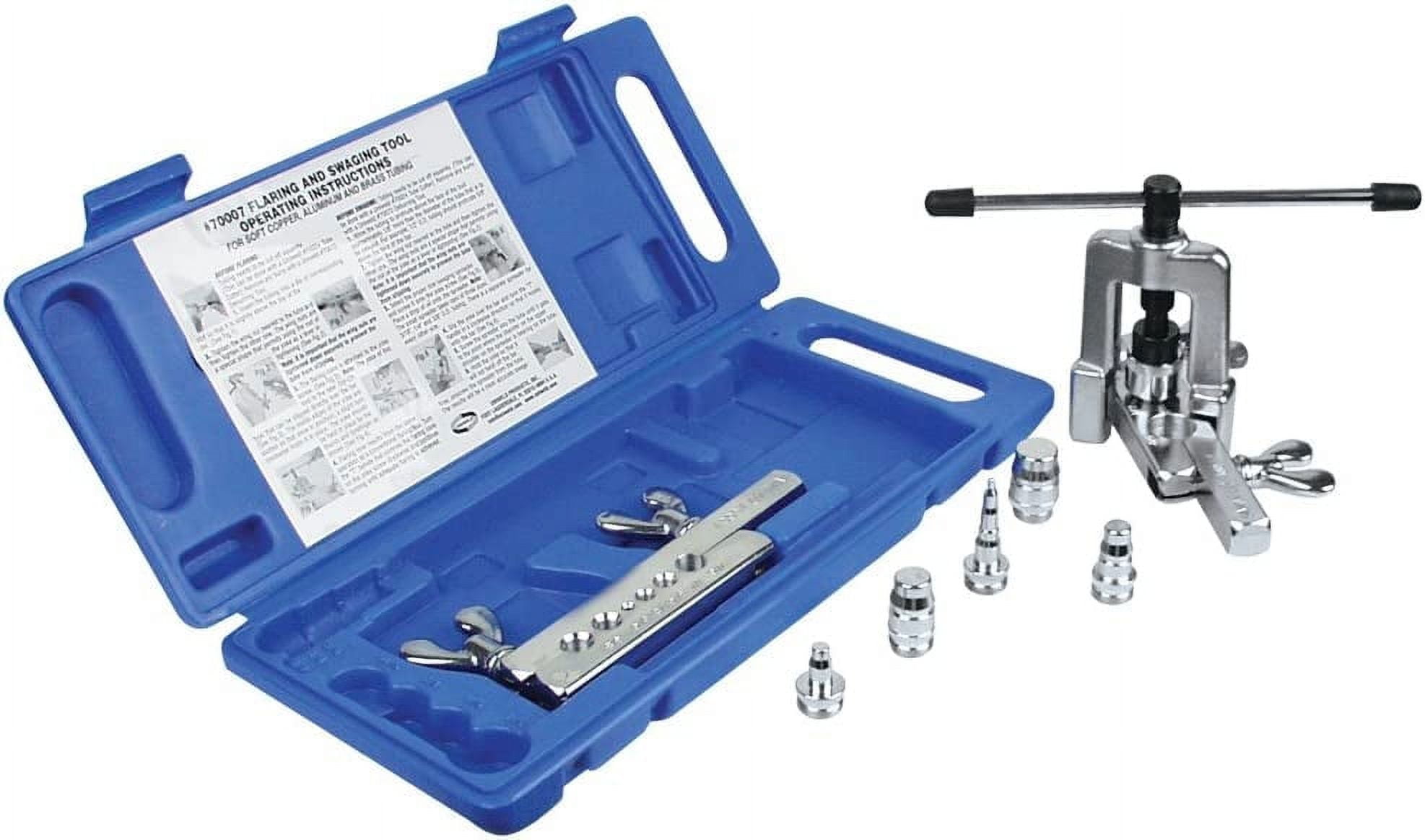 Uniweld 70007 Flare/Burnish and Swaging Tool Kit - Walmart.com
