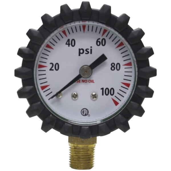 Uniweld G49D 1-1/2-Inch 100 PSI Oxygen Replacement Delivery Gauge with ...