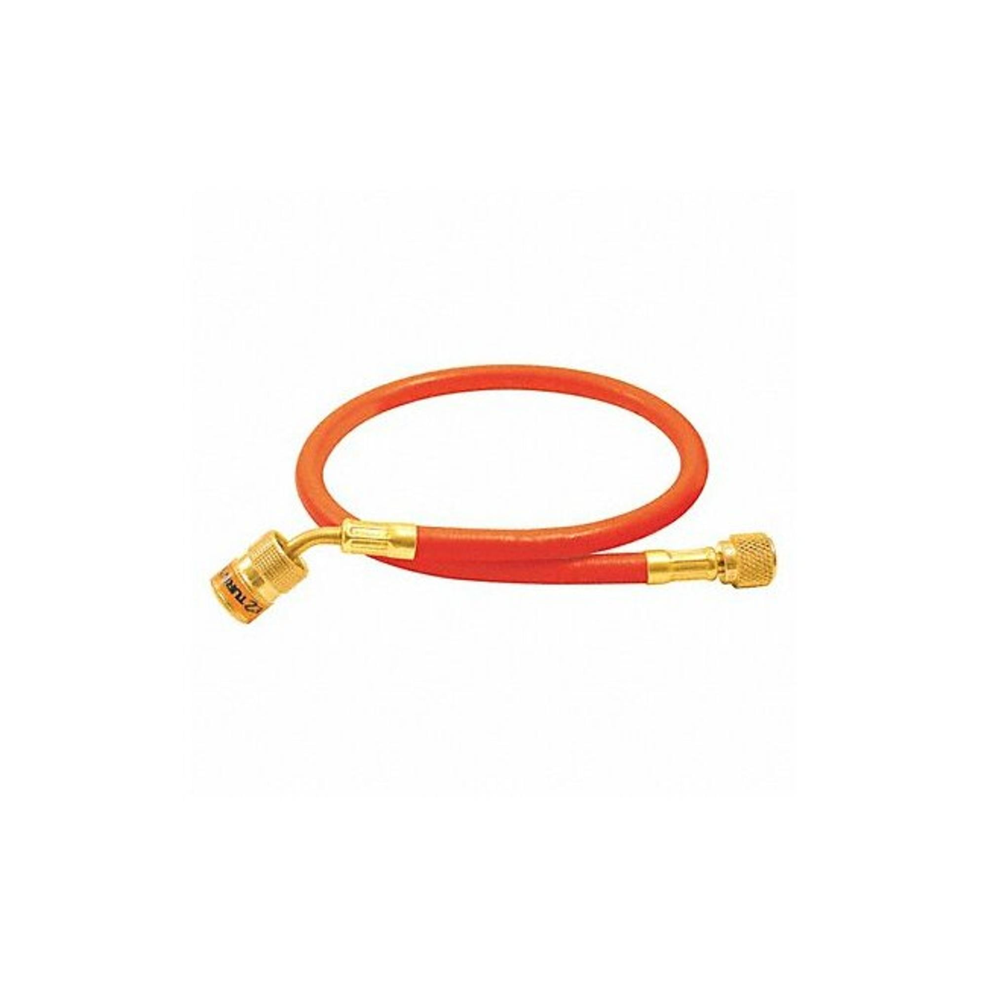 Uniweld Manifold Hose Red 60 in CFC HCFC HFC R410 Ez-Turn Anti-Blowback ...