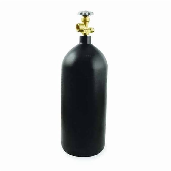 Empty Fuel Cylinder, Nitrogen, 40 cu ft, CGA 580, 22.5 in H N40 ...
