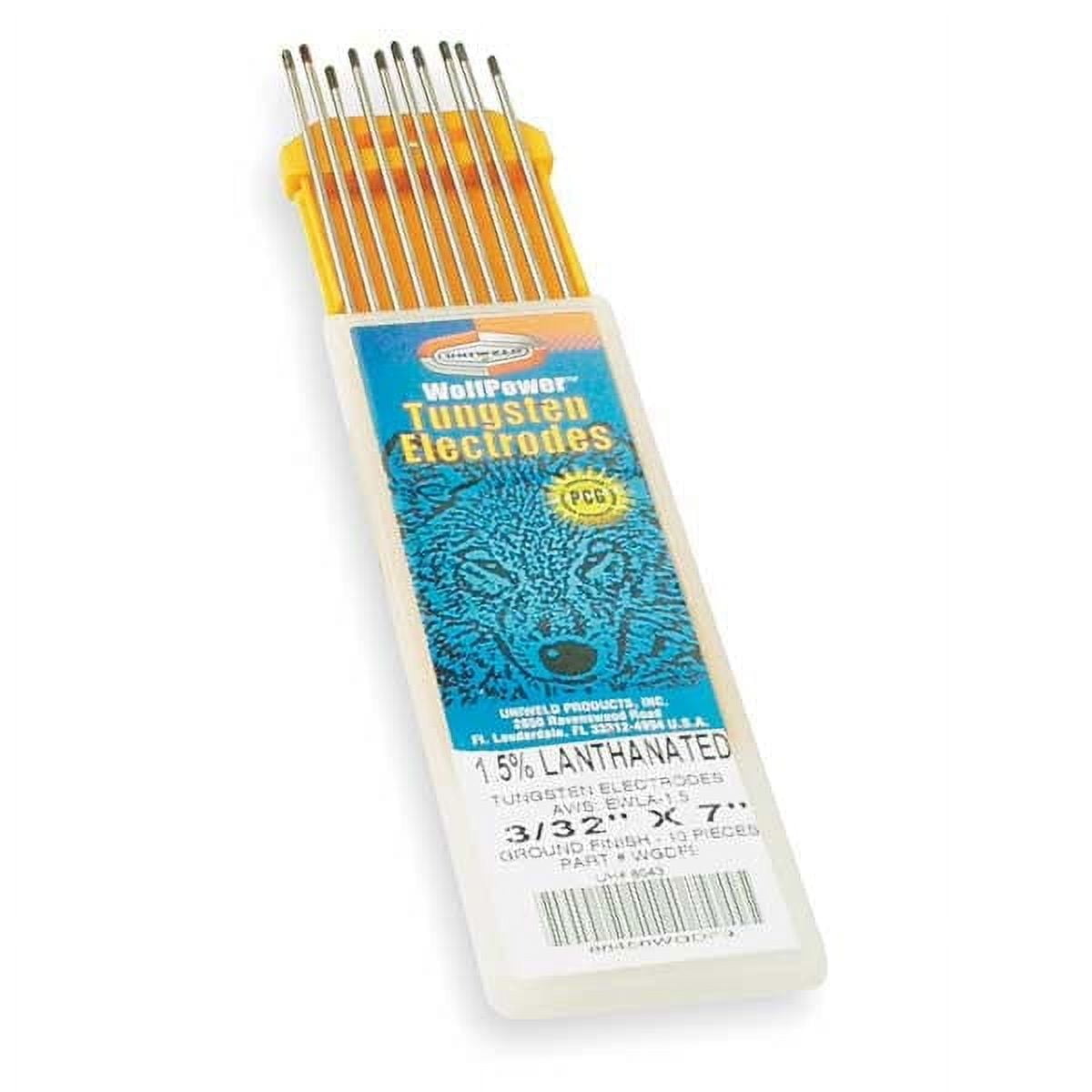 Uniweld UNIWELD Blue Tungsten Electrode,PK10 WGDF9-Q - Walmart.com