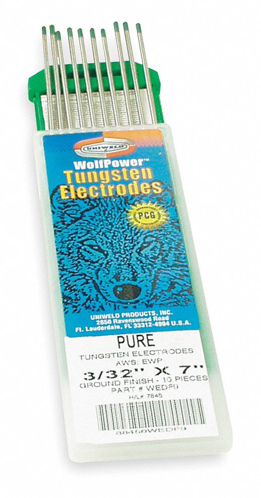 Uniweld UNIWELD Green Tungsten Electrode,PK10 WEDF9 - Walmart.com