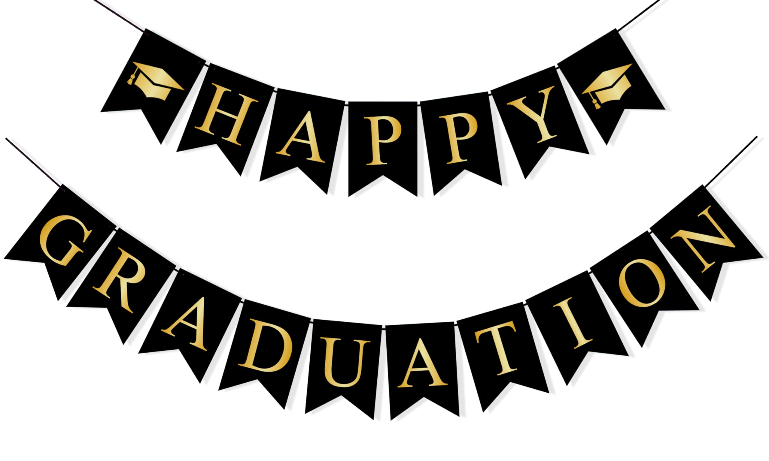 Uniwish Happy Graduation Banner SSF20 for College High School 2025 ...