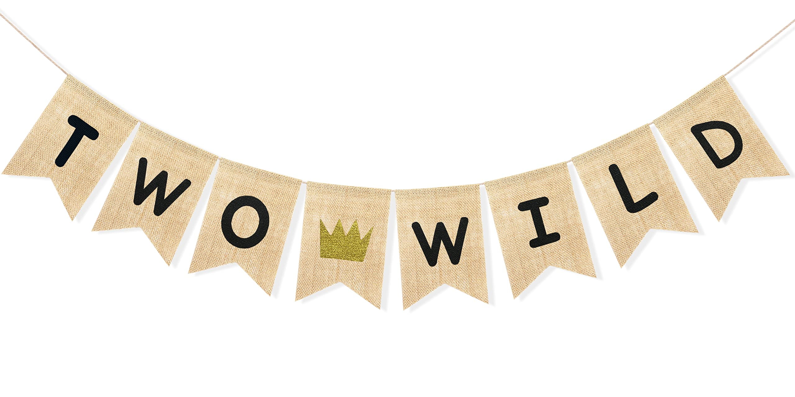 Uniwish Two Wild Banner Baby Boy ZLK1 Girl 2nd Birthday Party ...