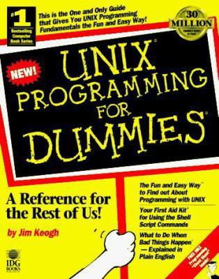 Pre-Owned UNIX Programming for Dummies (Paperback) 0764500619 ...