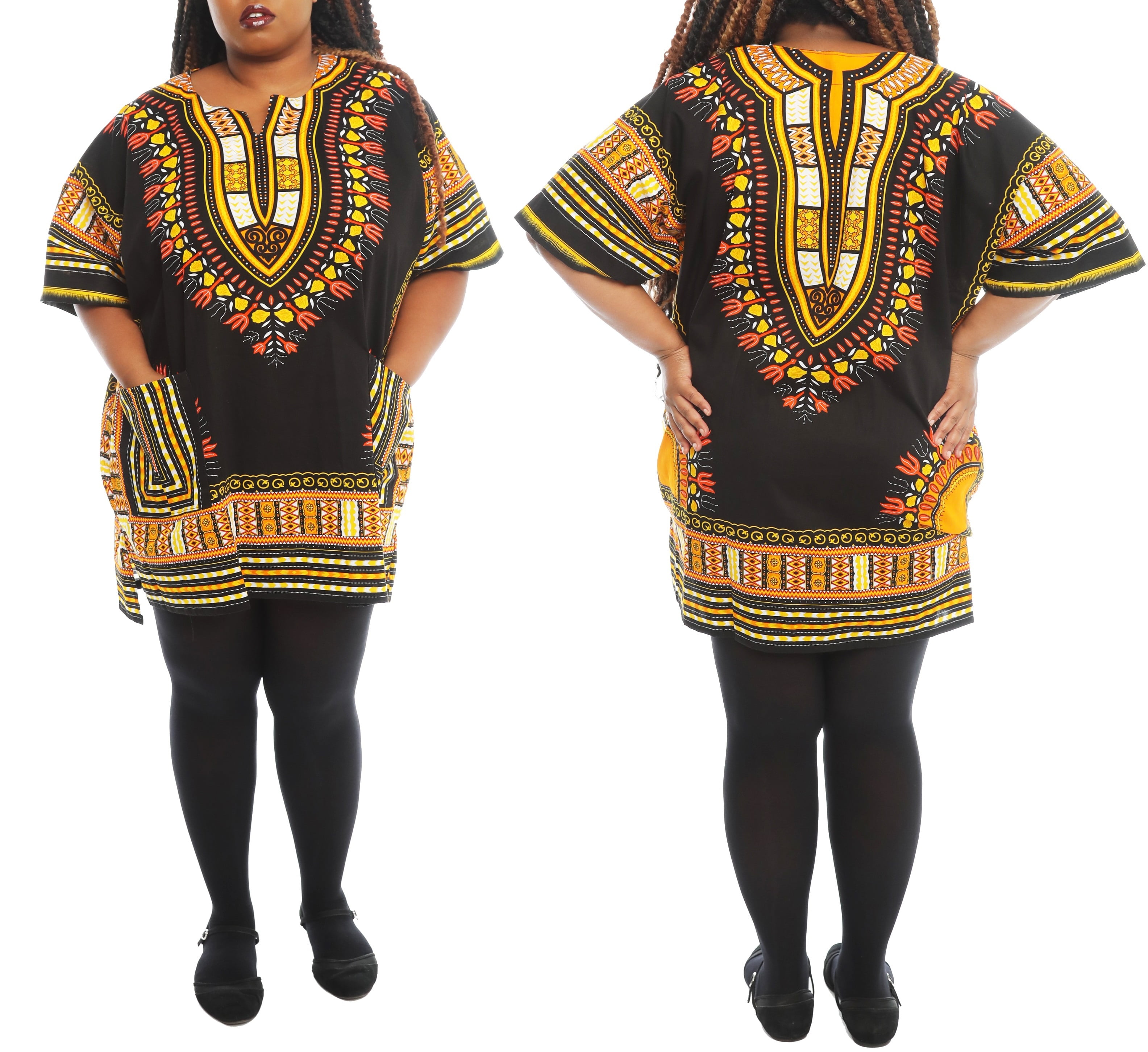 Unixex African Traditional Tunic Dashki Top Wide Elbow Dashiki Tunic ...
