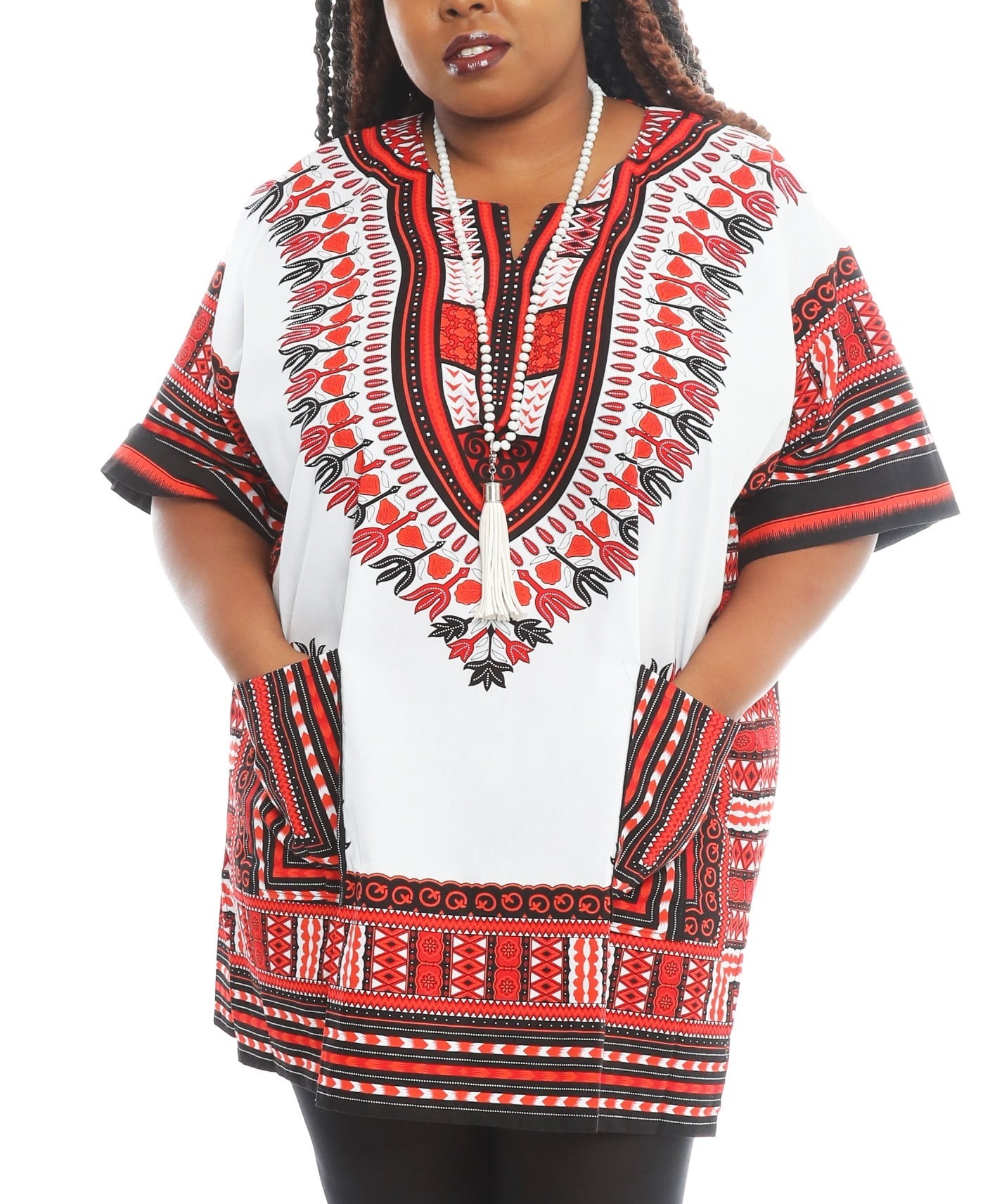 Unixex African Traditional Tunic Dashki Top Wide Elbow Dashiki Tunic ...