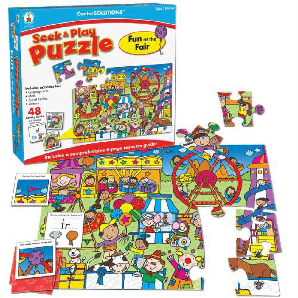 Unkno Carson-Dellosa Publishing Fun at The Fair Seek and Play Puzzle ...