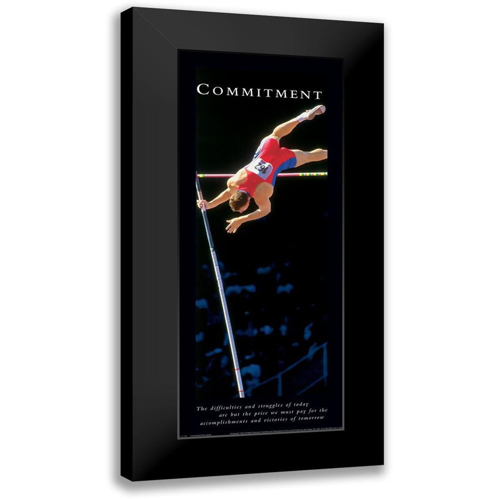 Unknown 10x18 Black Modern Framed Museum Art Print Titled - Commitment ...