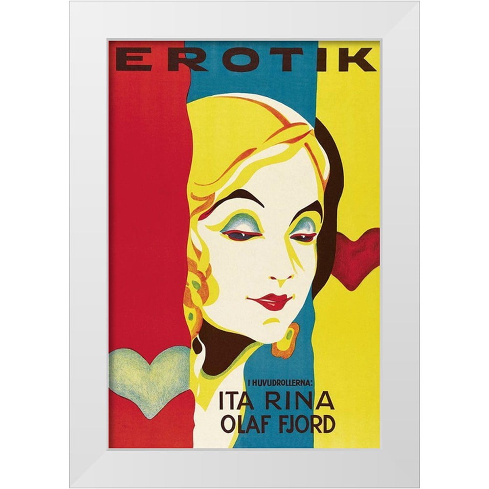 Unknown 11x14 White Modern Wood Framed Museum Art Print Titled ...