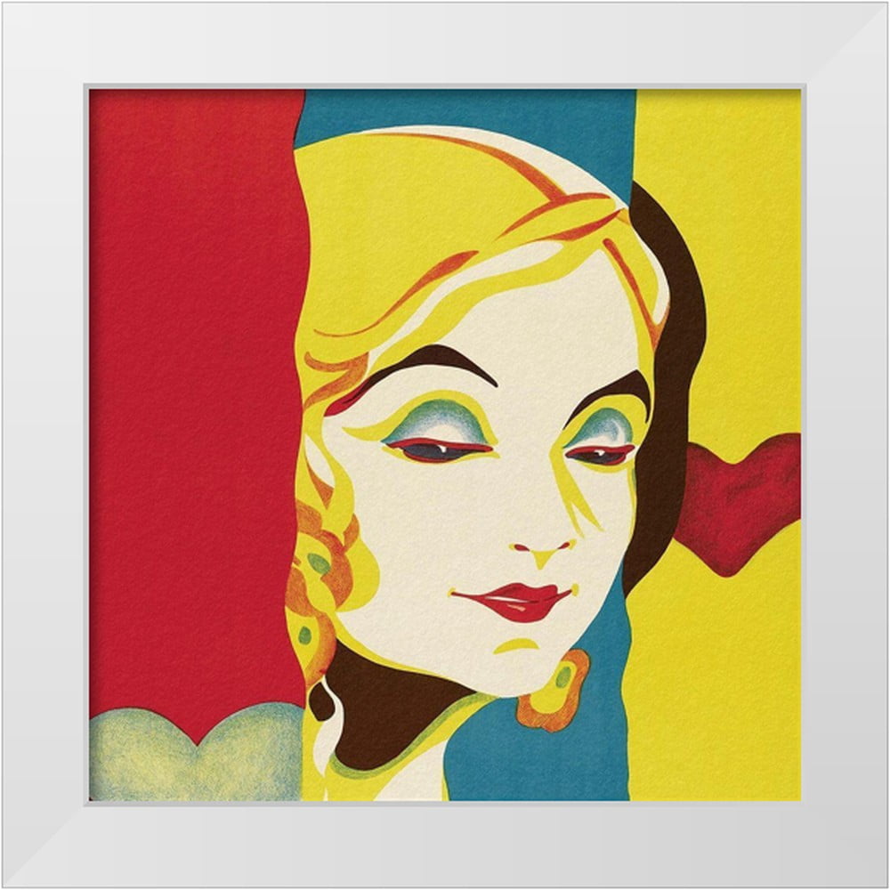 Unknown 12x12 White Modern Wood Framed Museum Art Print Titled ...