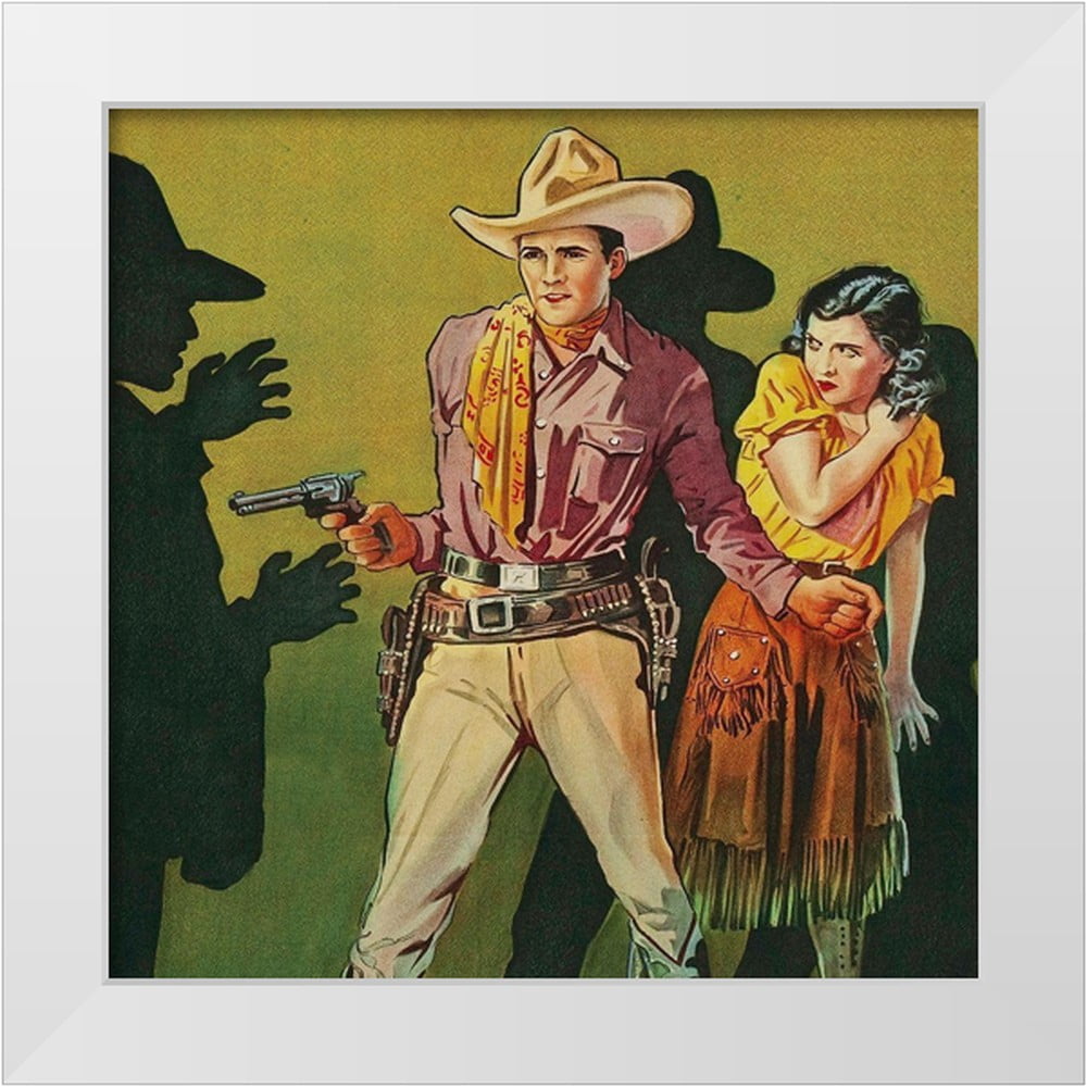 Unknown 12x12 White Modern Wood Framed Museum Art Print Titled ...