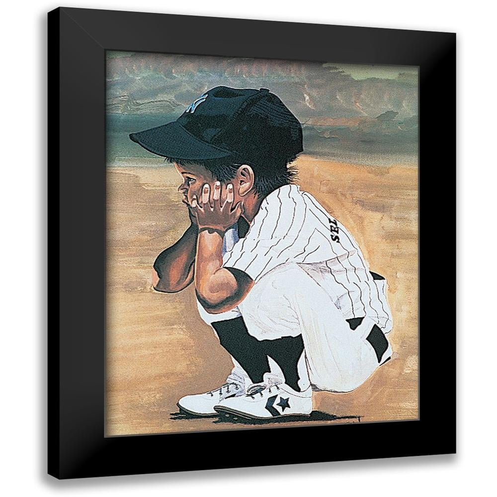 Unknown 12x14 Black Modern Framed Museum Art Print Titled - Baseball ...