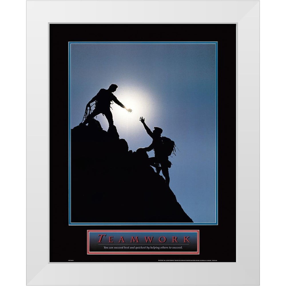 Unknown 12x14 White Modern Wood Framed Museum Art Print Titled ...
