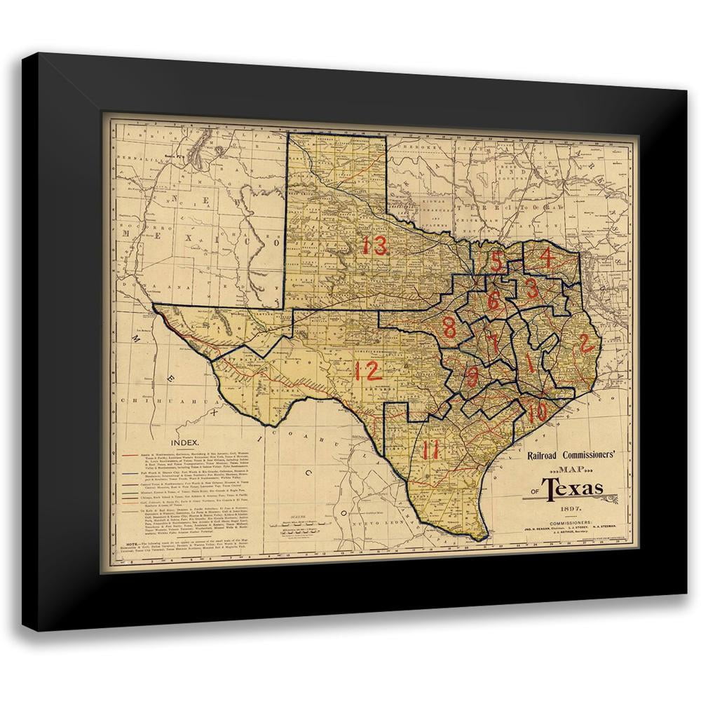 Unknown 13x12 Black Modern Framed Museum Art Print Titled - Railroad ...