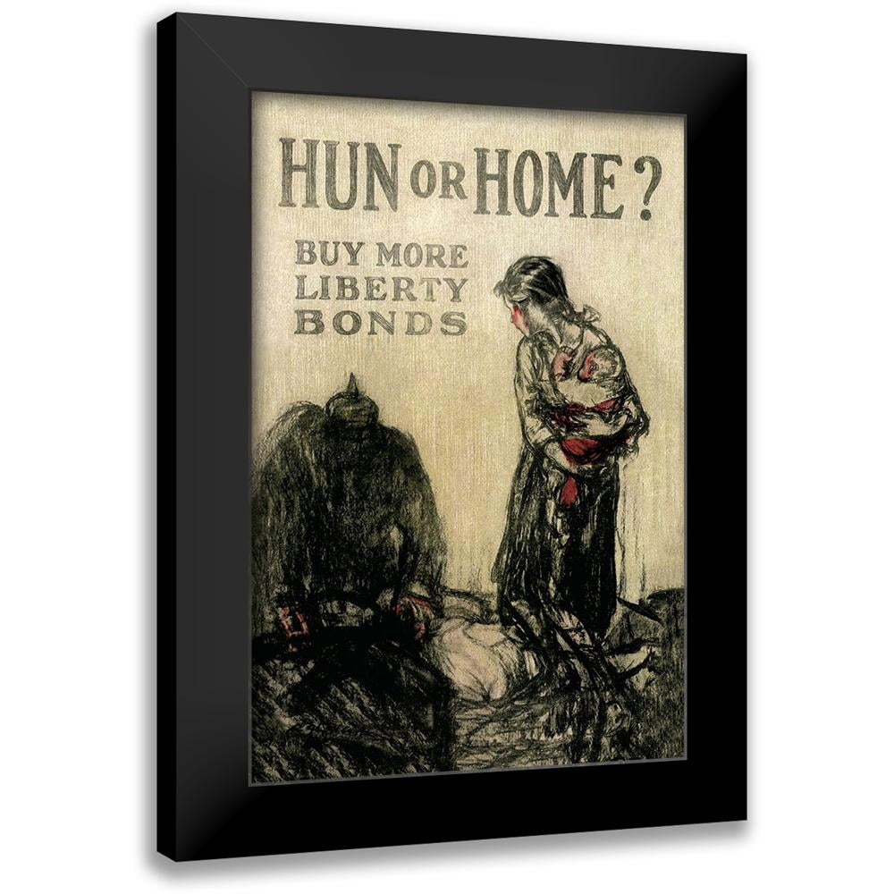 Unknown 13x18 Black Modern Framed Museum Art Print Titled - WWI: Hun or ...