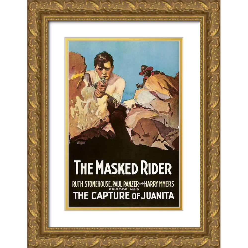 Unknown 13x18 Gold Ornate Wood Framed with Double Matting Museum Art ...