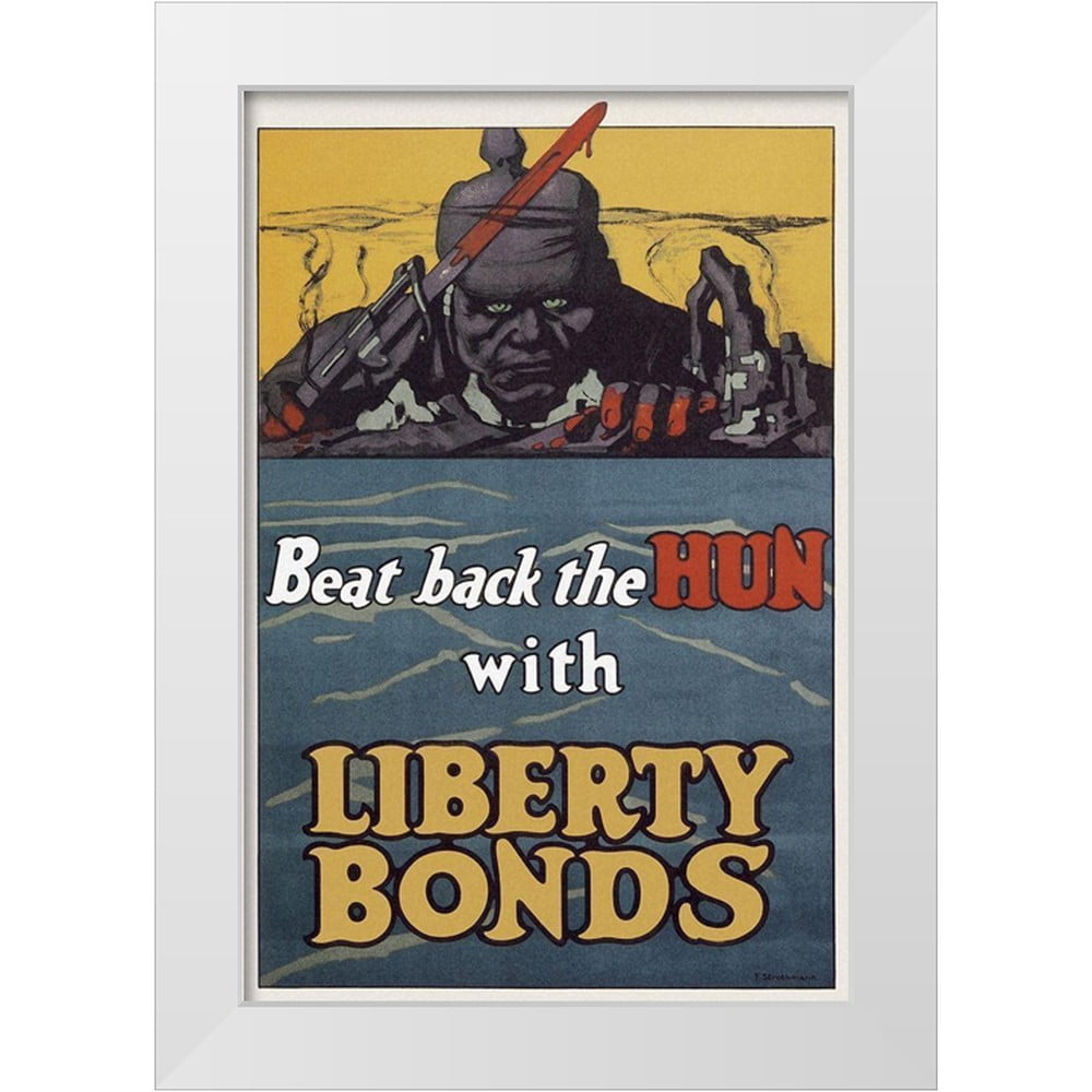 Unknown 13x18 White Modern Wood Framed Museum Art Print Titled - WWI ...