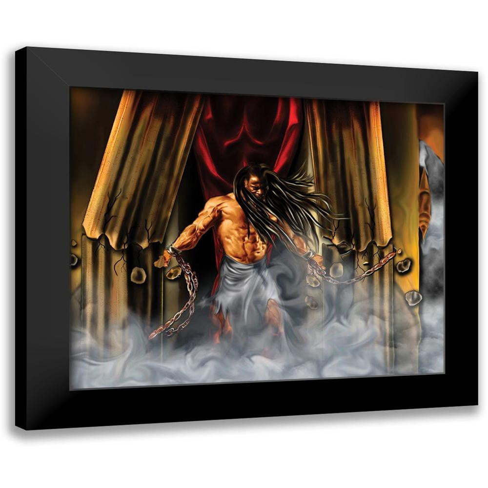 Unknown 14x12 Black Modern Framed Museum Art Print Titled - Samson in ...