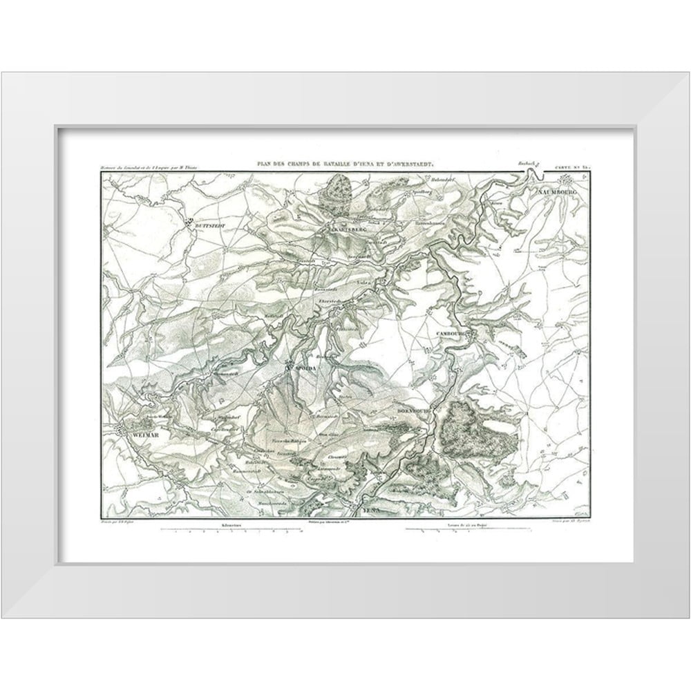 Unknown 14x12 White Modern Wood Framed Museum Art Print Titled ...