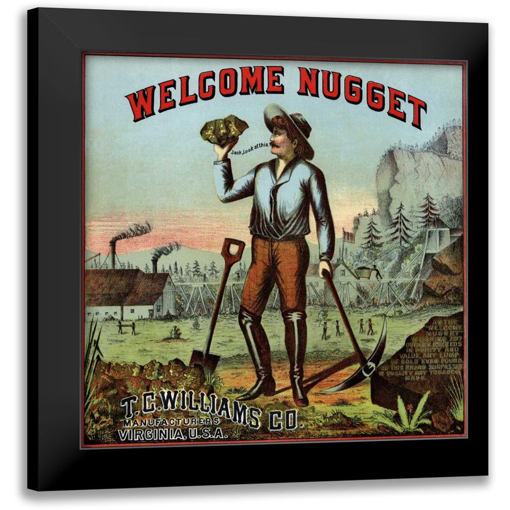 Unknown 15x15 Black Modern Framed Museum Art Print Titled - Welcome ...