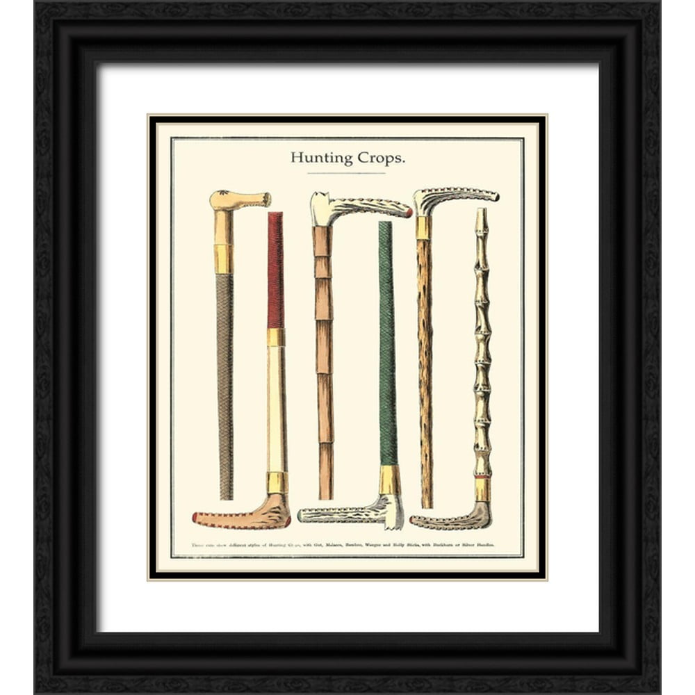 Unknown 15x17 Black Ornate Wood Framed with Double Matting Museum Art ...