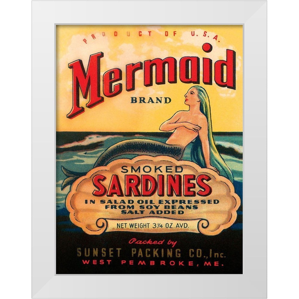 Unknown 15x18 White Modern Wood Framed Museum Art Print Titled ...