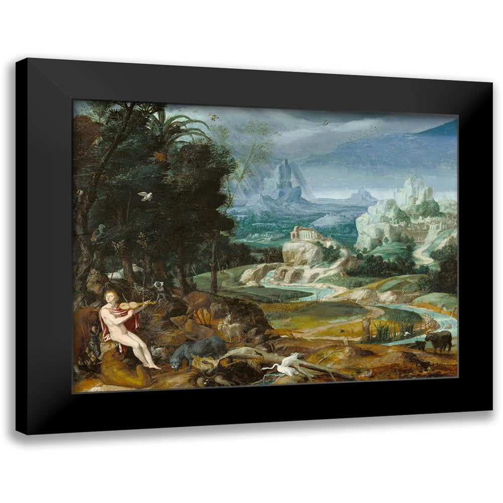 Unknown 16th Century Flemish Painter 14x12 Black Modern Framed Museum ...