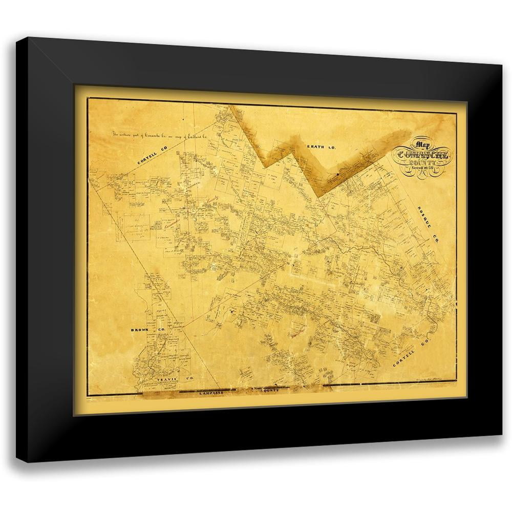 Unknown 18x15 Black Modern Framed Museum Art Print Titled - Comanche ...