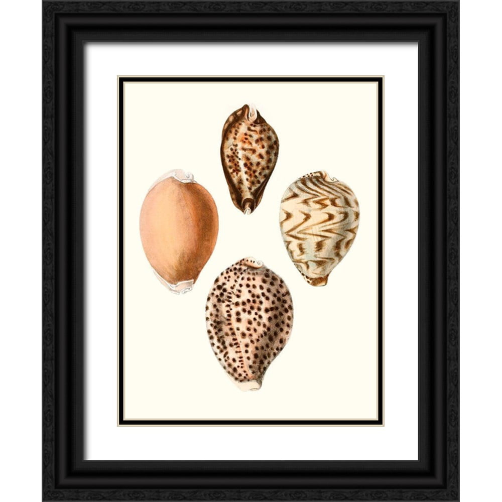 Unknown 19x24 Black Ornate Wood Framed with Double Matting Museum Art ...