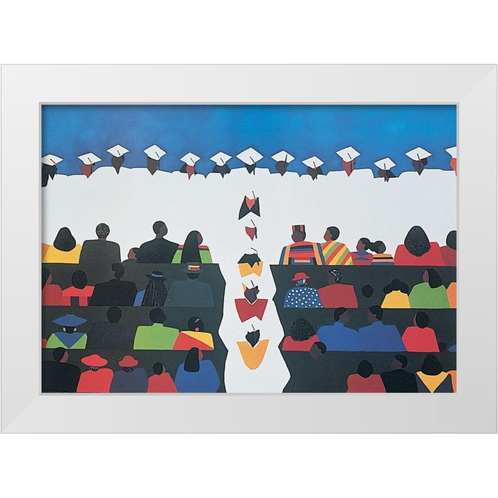 Unknown 24x18 White Modern Wood Framed Museum Art Print Titled ...