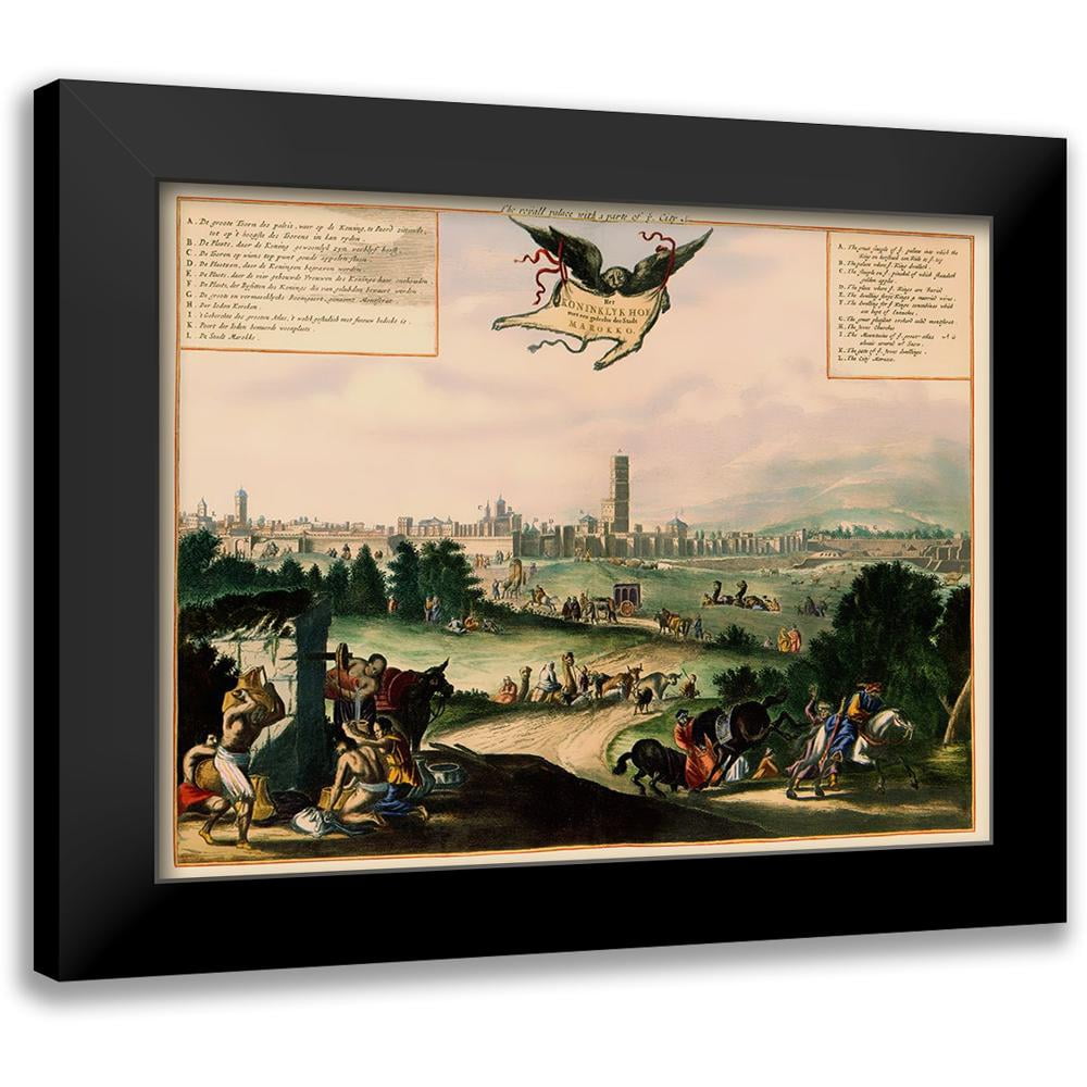 Unknown 24x19 Black Modern Framed Museum Art Print Titled ...