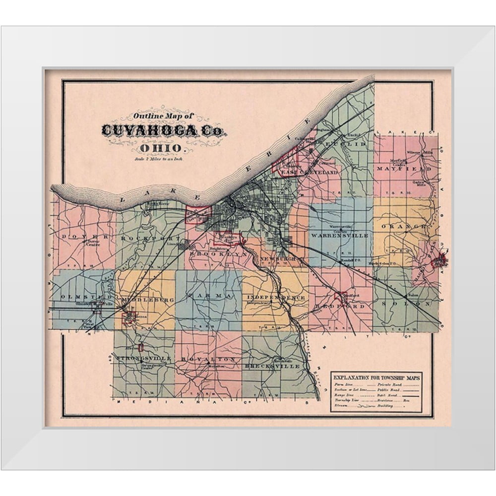 Unknown 29x26 White Modern Wood Framed Museum Art Print Titled ...